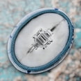 14k White Gold Diamond Ring IGI Certified Lab Grown Emerald Cut 2.15 Ct ...