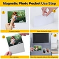 30 Pack Magnetic Picture Frame, 4 x 6 Inches Fridge Magnetic Photo ...