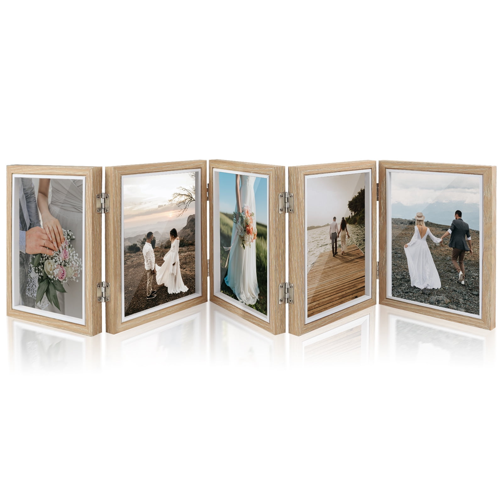 Click here for Betinyar 5 In X 7 In Folding Photo Frame With High... prices