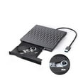 External CD DVD Drive USB 3.0 Type C Portable Ultra Slim CD DVD ...