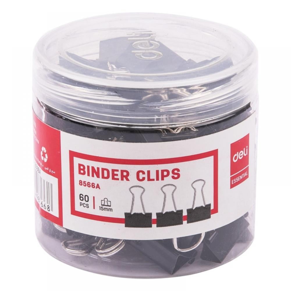 Micro Binder Clips 0.5-Inch (60 Pack), Small Paper Clamps for Office ...