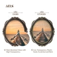 AELS 8x10 Vintage Oval Picture Frame, Antique Photo Frame with Glass ...