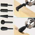 5PCS 1/4'' DIY Drill Bit Set Carpentry Cutting Tools for Woodworking ...