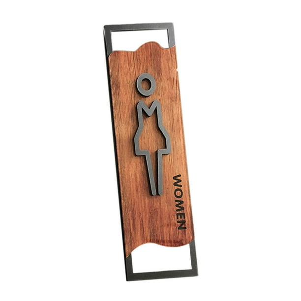 Bathroom Sign 3D for Ladies Gents Signage Pictogram Bathroom Door ...