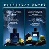 YCZ Men's Perfume Set, 2-Pack Cologne Gift Set for Men with Marine ...