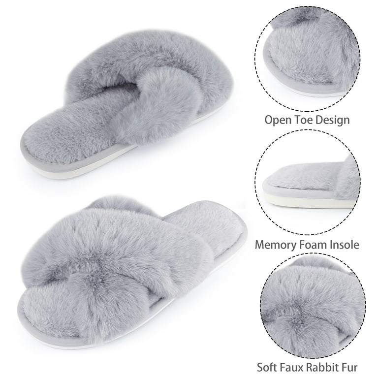Fuzzy Moments Slippers Grey Fashion Nova, Shoes Fashion, 54% OFF