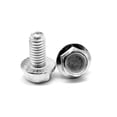 (Qty 2,300) 1/4"-20 x 3/4" Grade 5 Hex Flange Screw with Serration Zinc ...