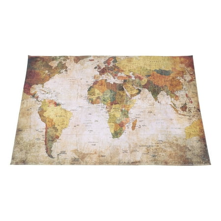 Anti Slip World Map Rug,World Map Rug Anti World Map Mat World Map Pad ...