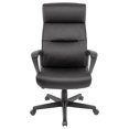 Staples Rutherford Luxura Black Manager Chair, Mid-Back Modern ...