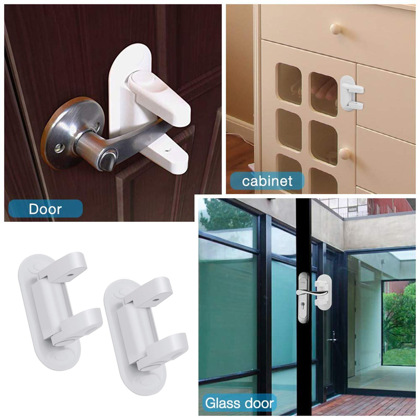 Click here for Garenas 2 Pack Door Handle Lock Proof Doors Window... prices