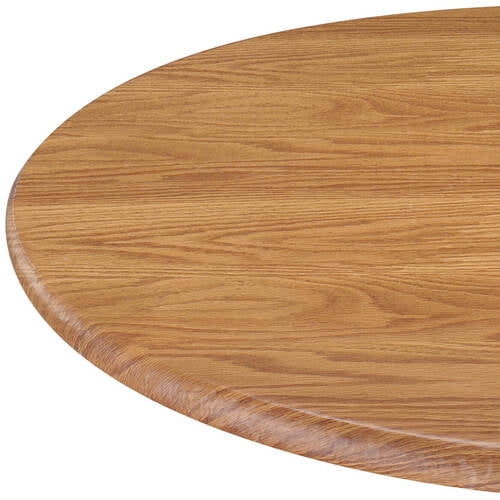 Wood Grain Fitted Tablecover-40" - 44" dia. Round-Pine - Walmart.com
