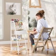 3 Tier Rolling Metal Utility Cart with Storage Drawer and Wheels ...