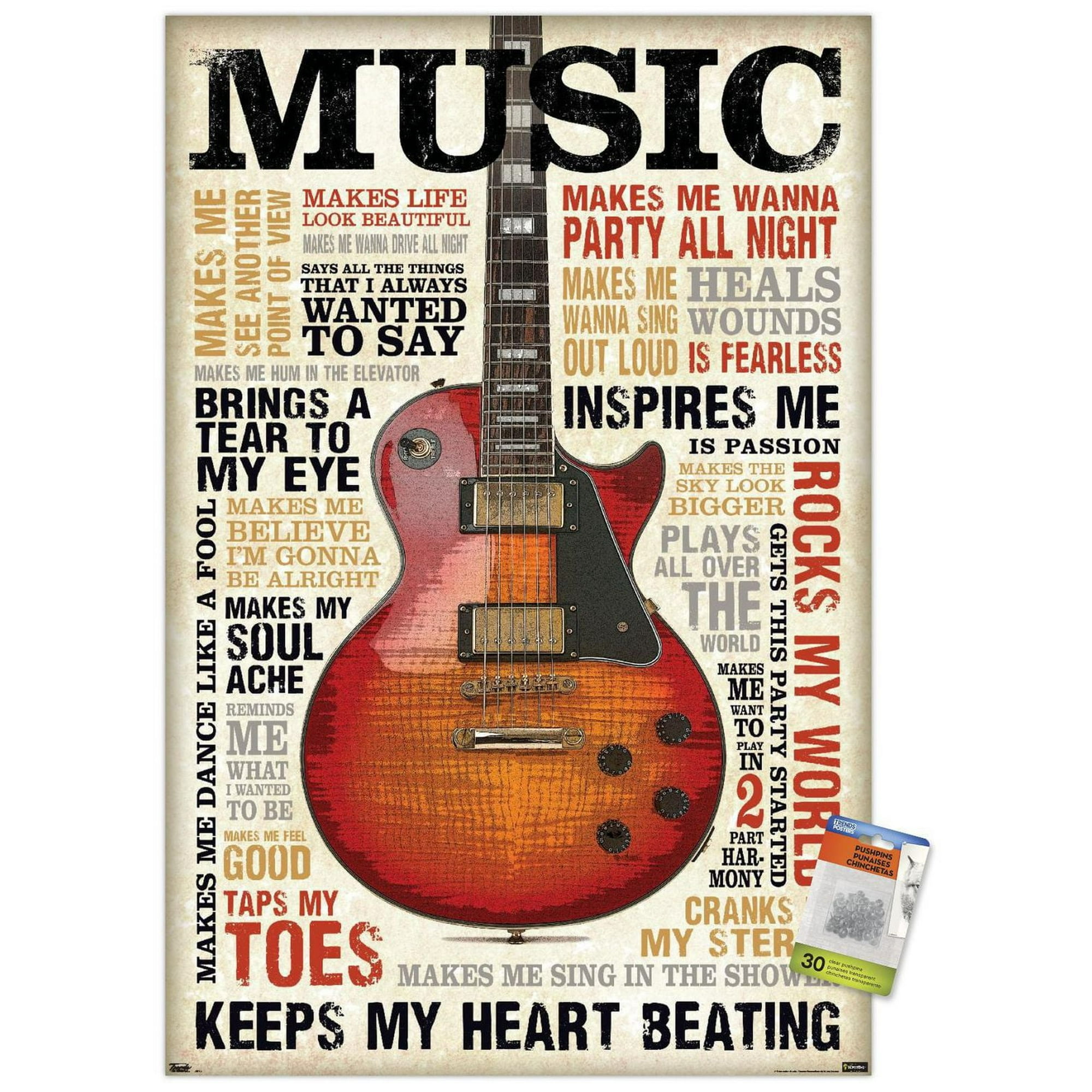 Click here for Trends International Music Inspires Me Wall Poster... prices