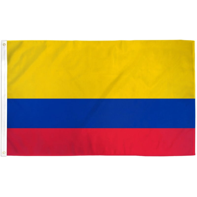 Bandera genérica de Colombia 150 cm x 90 cm poliéster | Bodega Aurrera ...