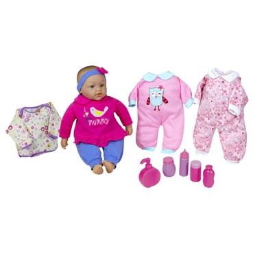 Dream Collection 16" Baby Doll Travelling Set - Blue - Walmart.com