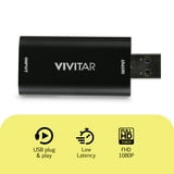 Vivitar HDMI to USB Video Capture Card with Real-Time HDMI Video and ...