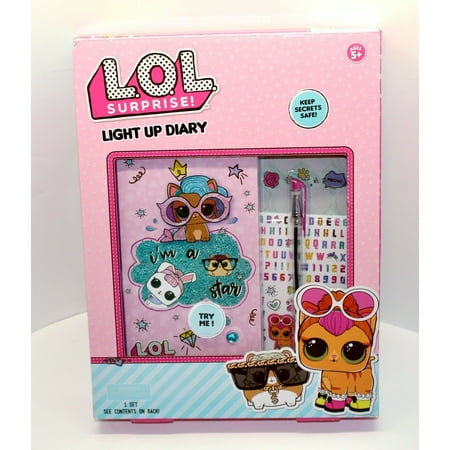 LOL Surprise Light up Diary with pen Stickers New In Package – BrickSeek