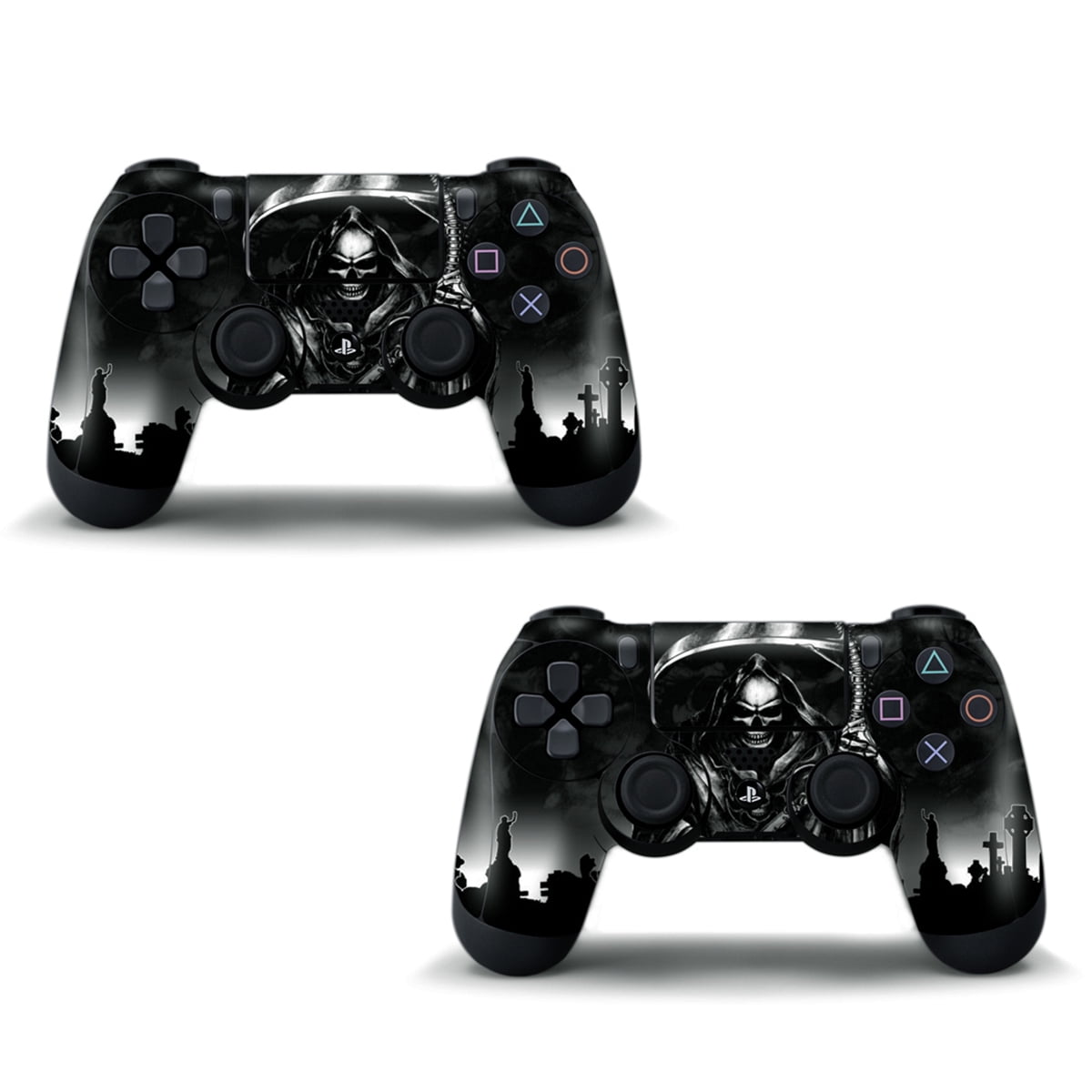 Skin Stickers for Playstation 4 Controller - Vinyl Leather Texture ...