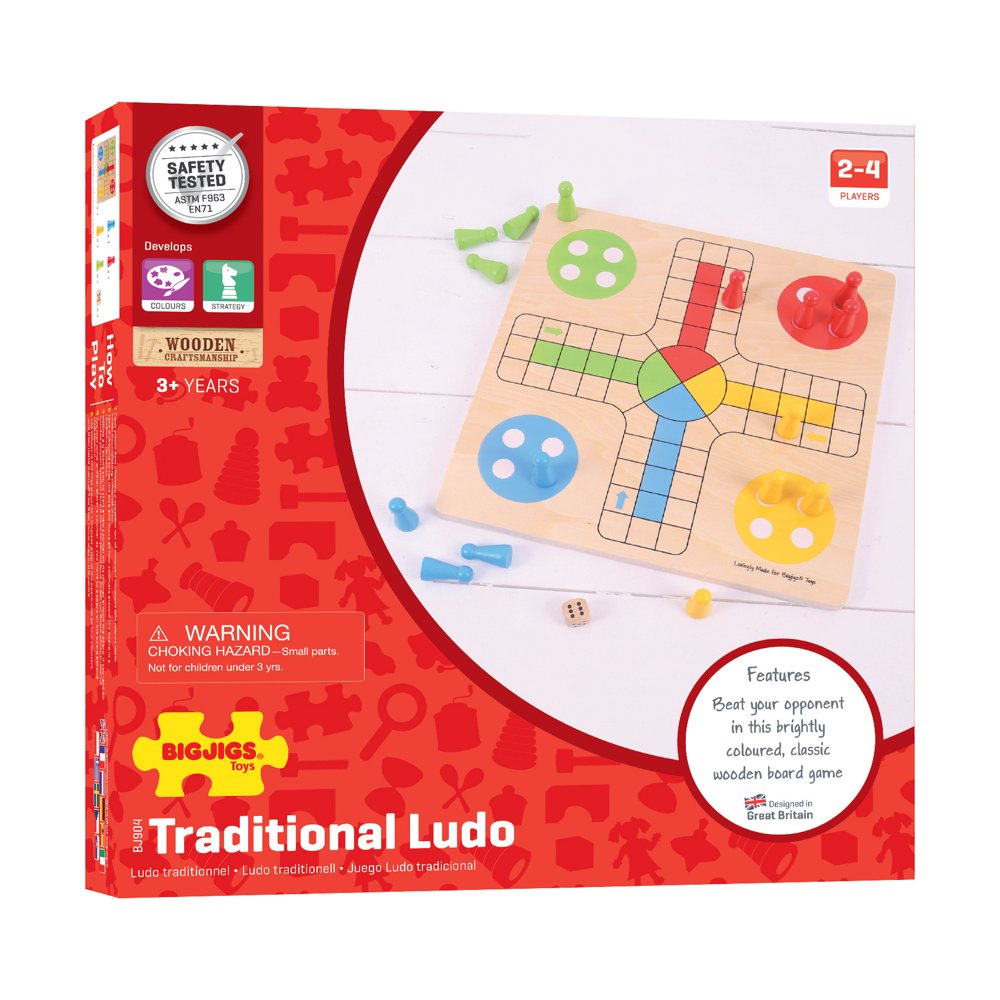 Wooden Traditional Ludo - Walmart.com - Walmart.com