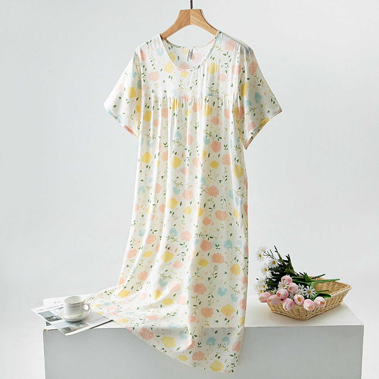 Click here for Xiaowwww Big Shirt Nightgown Womens Sleep Shirt Wi... prices