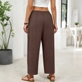 AzureSilk Wide Leg Pants For Women Palazzo Trousers With Pockets Summer ...