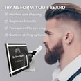 Beard Shaping Tool Guide for The Bearded Man, Best Shaper Styling Template for Perfect Line Up ...