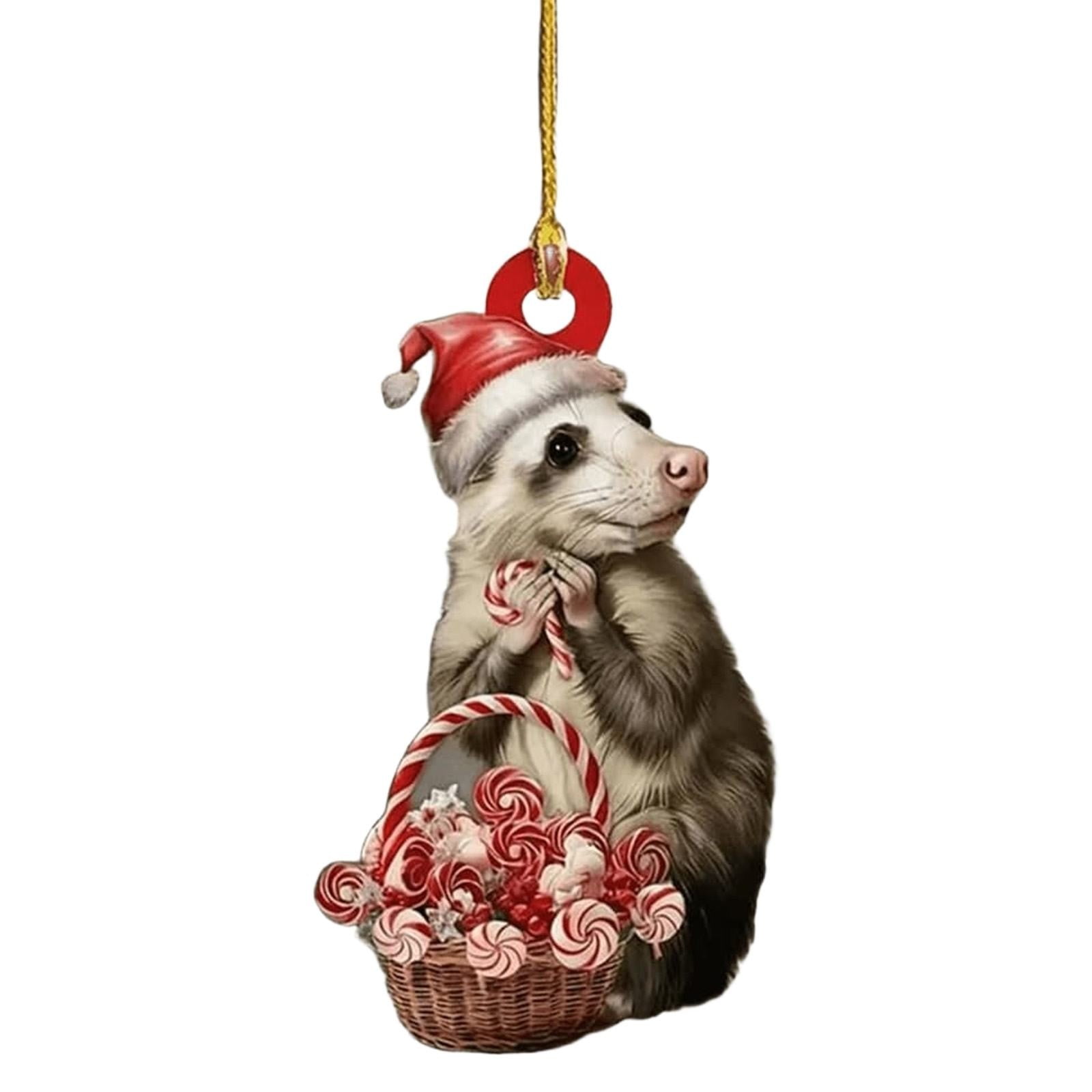 Click here for Boltforge Room Decor Opossum Christmas Ornament Po... prices