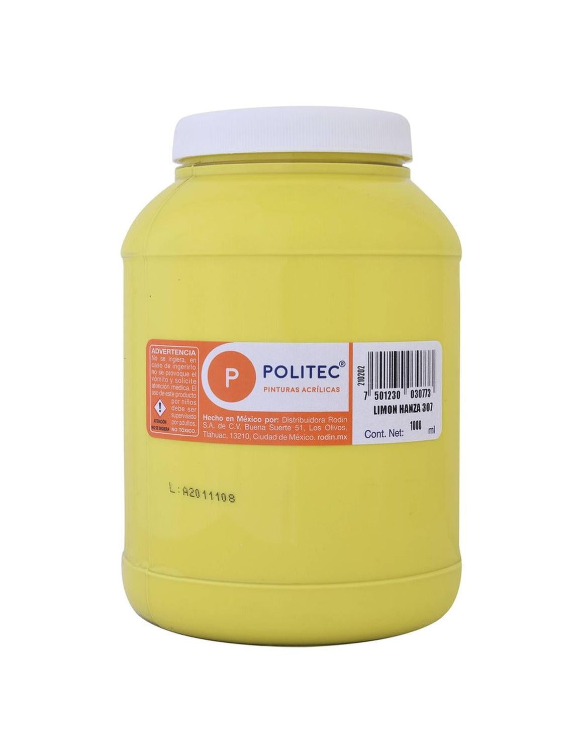 Pintura Acrilica Linea 300 1Lt Politec multicolor | Walmart en línea
