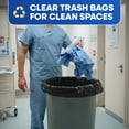 Plastic Prince Black Hight Density Can Liners 40-45 Gallon Garbage Bags ...