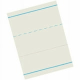 Zaner-Bloser, PACZP2610, Broken Midline Ruled Paper, 500 Per Ream ...