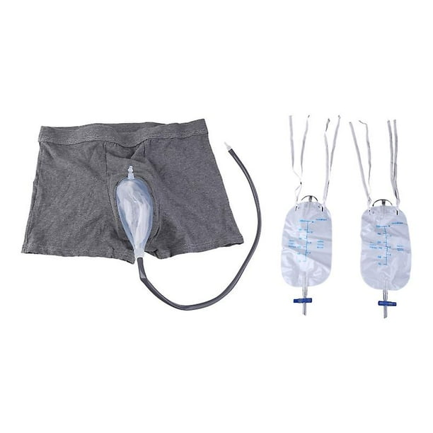 Urine Bag Reusable Male Urinal Bag Silicone Urine Funnel Pee Holder ...