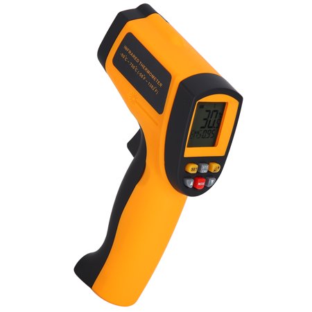 Infrared Thermometer, LCD Digital Handheld Temperature Non Contact With ...