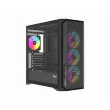 DIYPC Dragon-R-4LED ATX Mid Tower Gaming Case with 4x120mm Red LED Fans ...