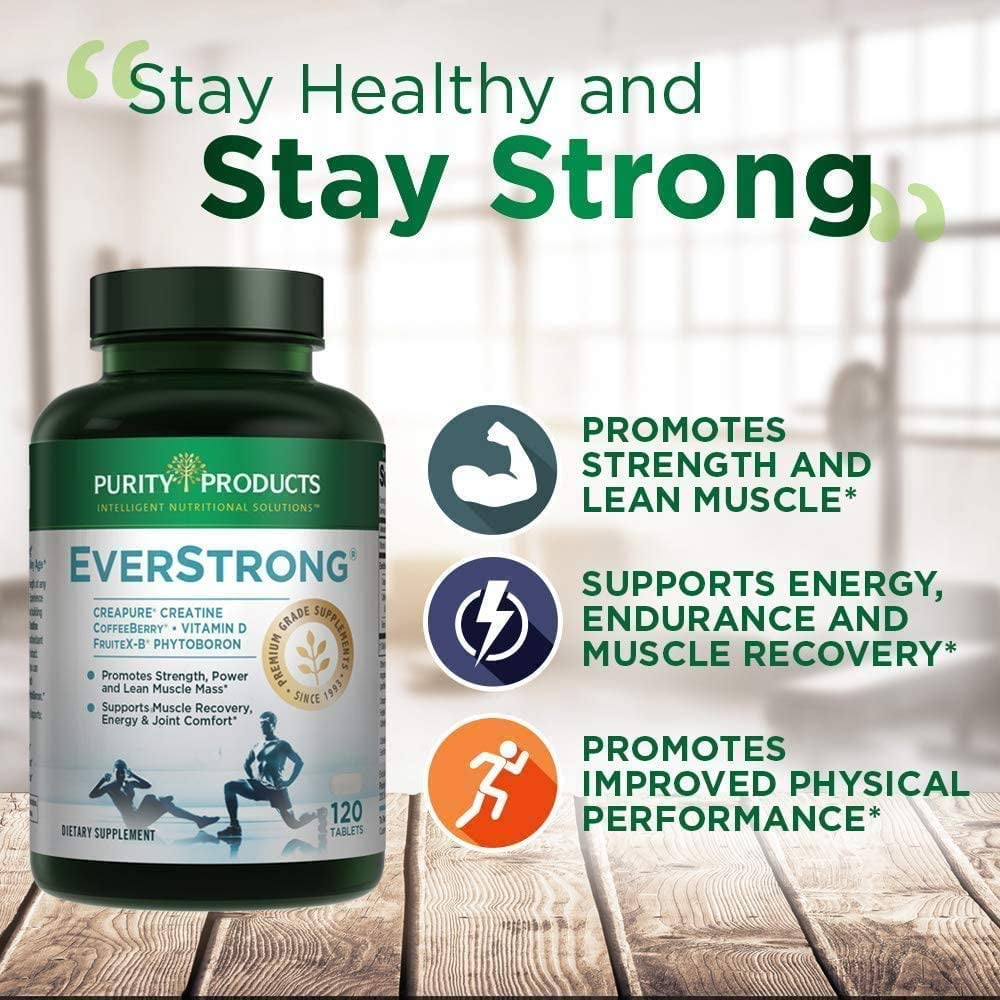 EverStrong Muscle Matrix Blend Tablets - Boosted with Vitamin D - 120 ...