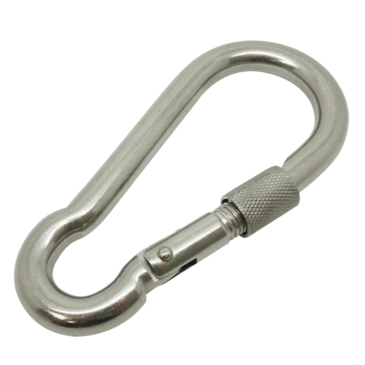 Boat Marine Clip 12cm Stainless Steel Snap Hook Carabiner W/ Screw 16mm ...