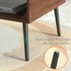 HAIOOU Wooden Mid Century Coffee Table with Drawer,Rectangle Center ...