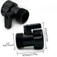 CaraMart 3/4 Inch Garden Hose Quick Shut Off Valve Plastic Water Pipe ...