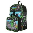 Minecraft 5-Piece Set: Backpack, Lunchbox, Utility Case, Rubber ...