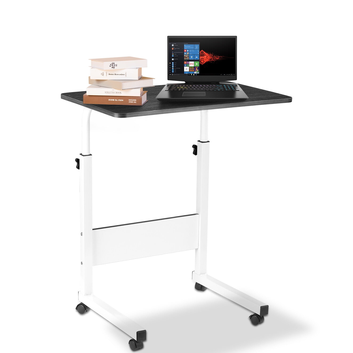 Oyajia Laptop Table Adjustable Height Standing Computer Desk Portable ...