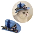 AOOOWER Unique Cats Denims Hat Fun Accessory Decorative Pet Hat For ...