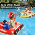 10Leccion 2 Pack Inflatable Kids Pool Floats with Water Gun, Firetruck ...
