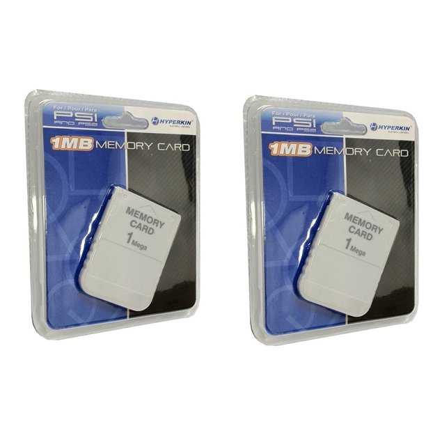 2 X NEW MEMORY CARDS FOR THE PLAYSTATION 1 SYSTEM - Walmart.com ...