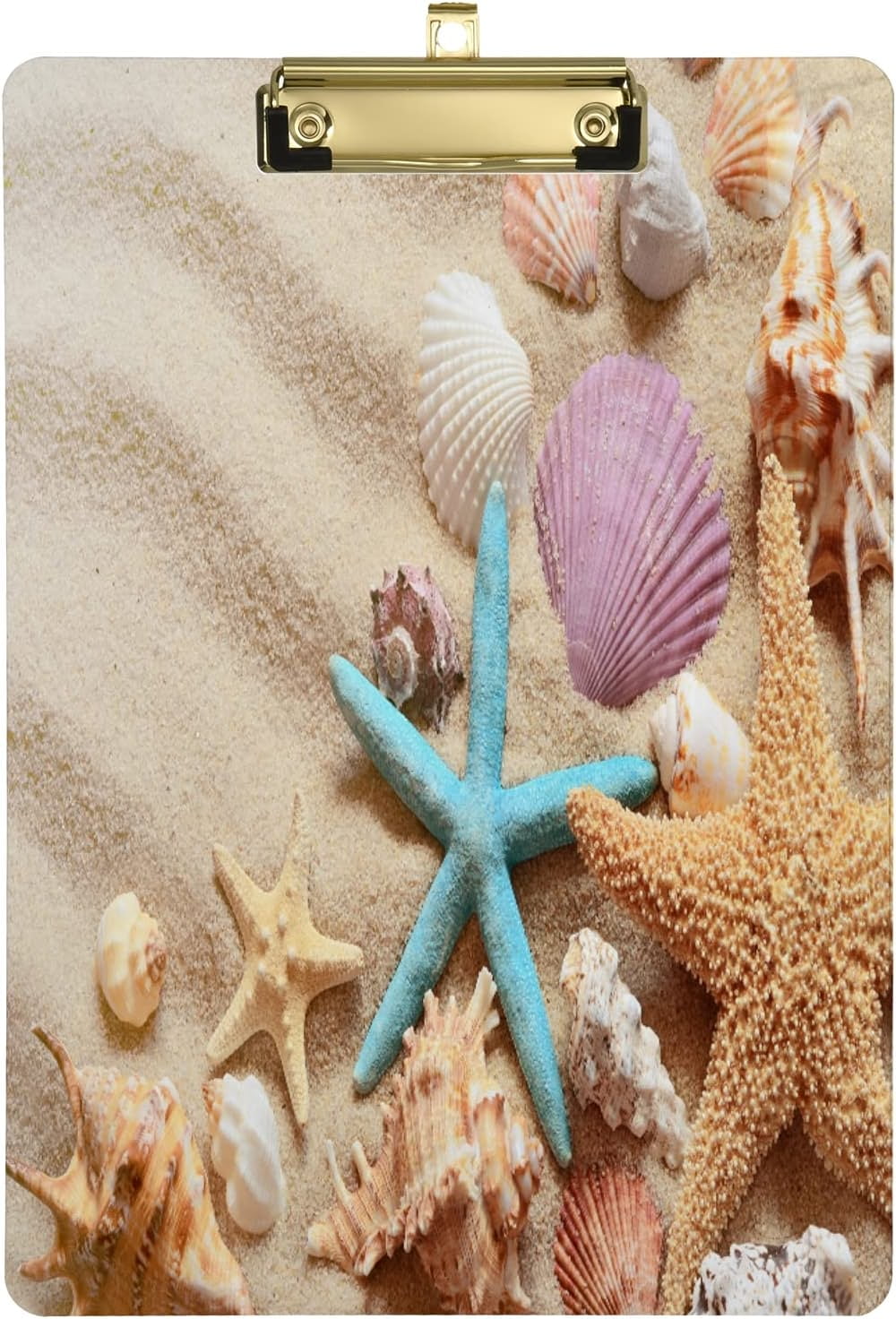 FMSHPON Summer Beach Starfish Seashell Clipboard Hardboard Wood Nursing ...