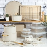 Thyme & Table 32-Piece Cookware & Bakeware Nonstick Set, Sand - Walmart.com