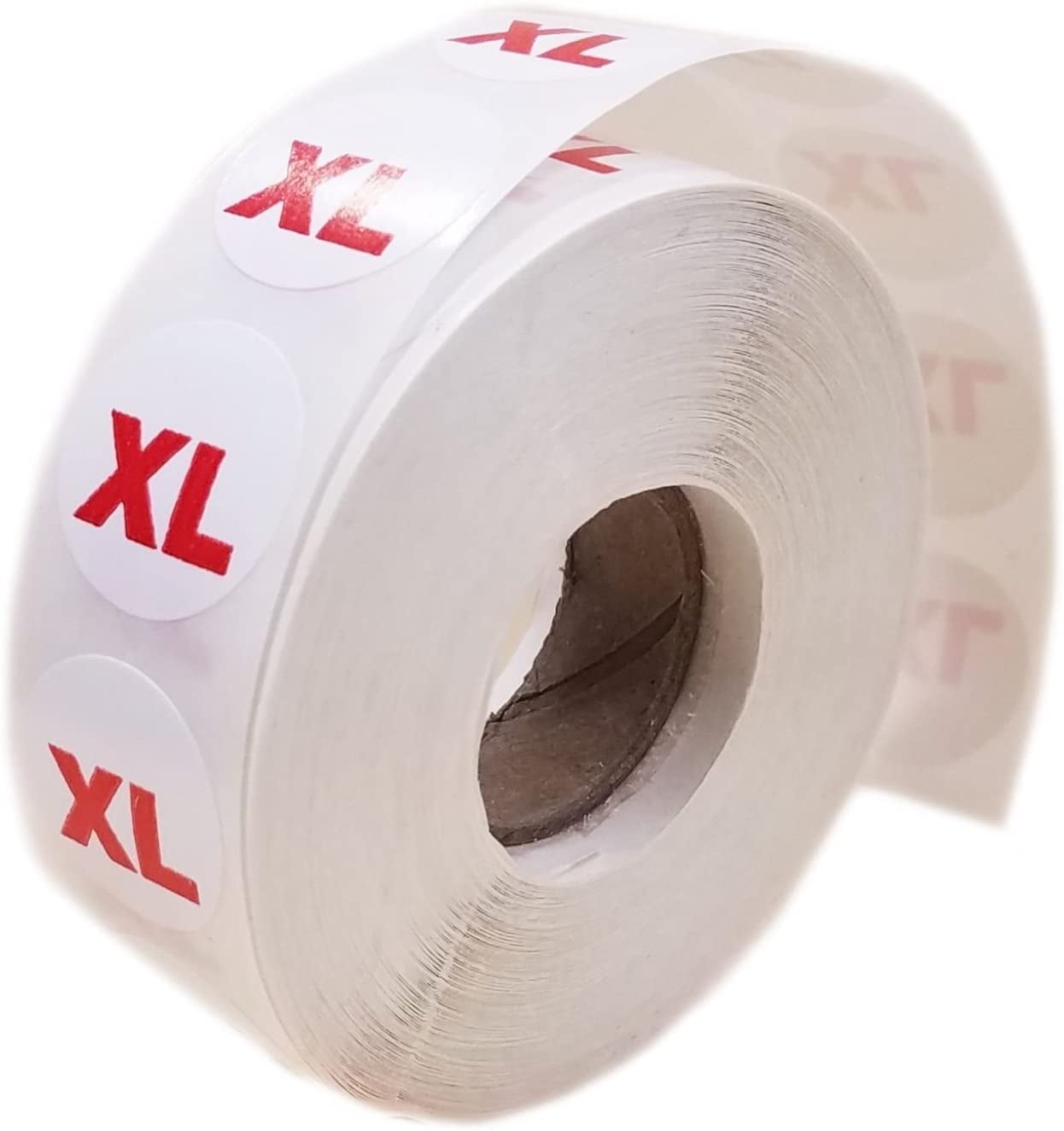 3/4" Round Clothing Size Dot Stickers - Round Sizing Adhesive Labels ...