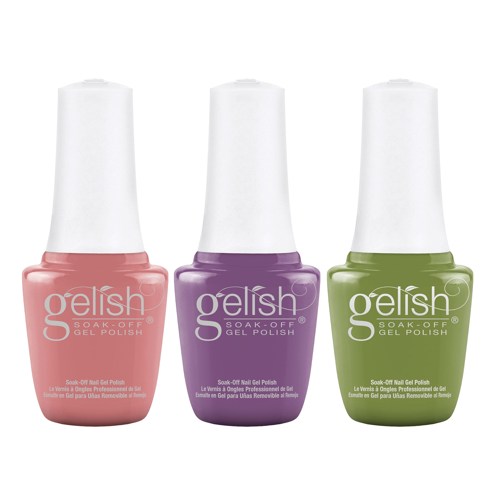 Gelish Mini Spring 2023 Pure Beauty Nail Polish Bottle Manicure Set, 3 ...