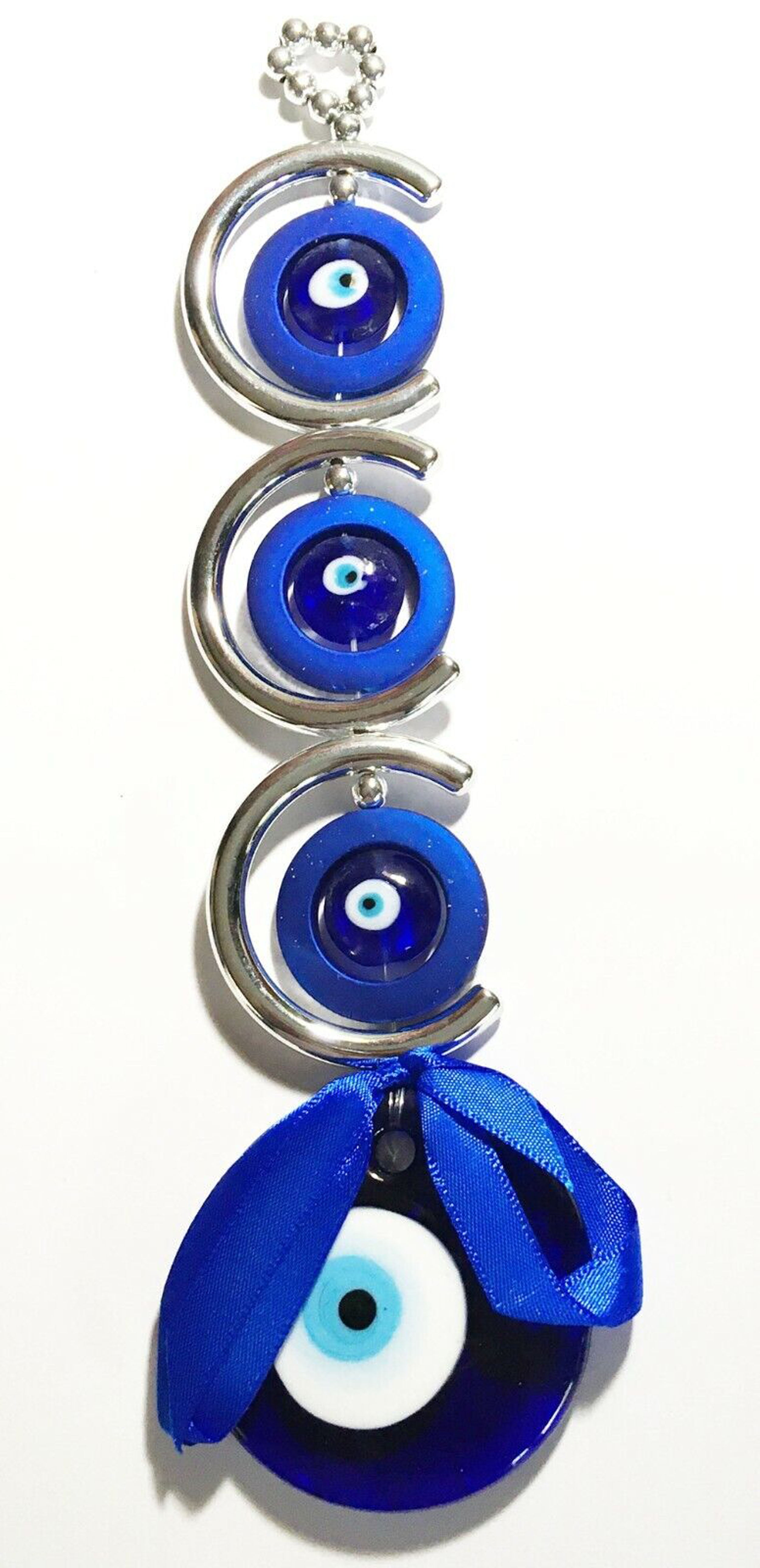 Evil eye(Nazar)wall hanging for protection,Glass wall hanging,Wall ...