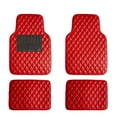 FH Group Universal Fit Diamond Pattern Floor Mats Leather For Car SUV ...