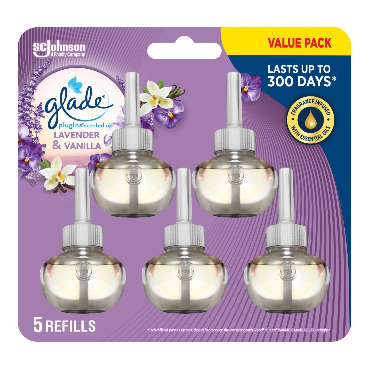 Click here for Glade Plugins Scented Oil 5pk Refill Vp - Lavender... prices