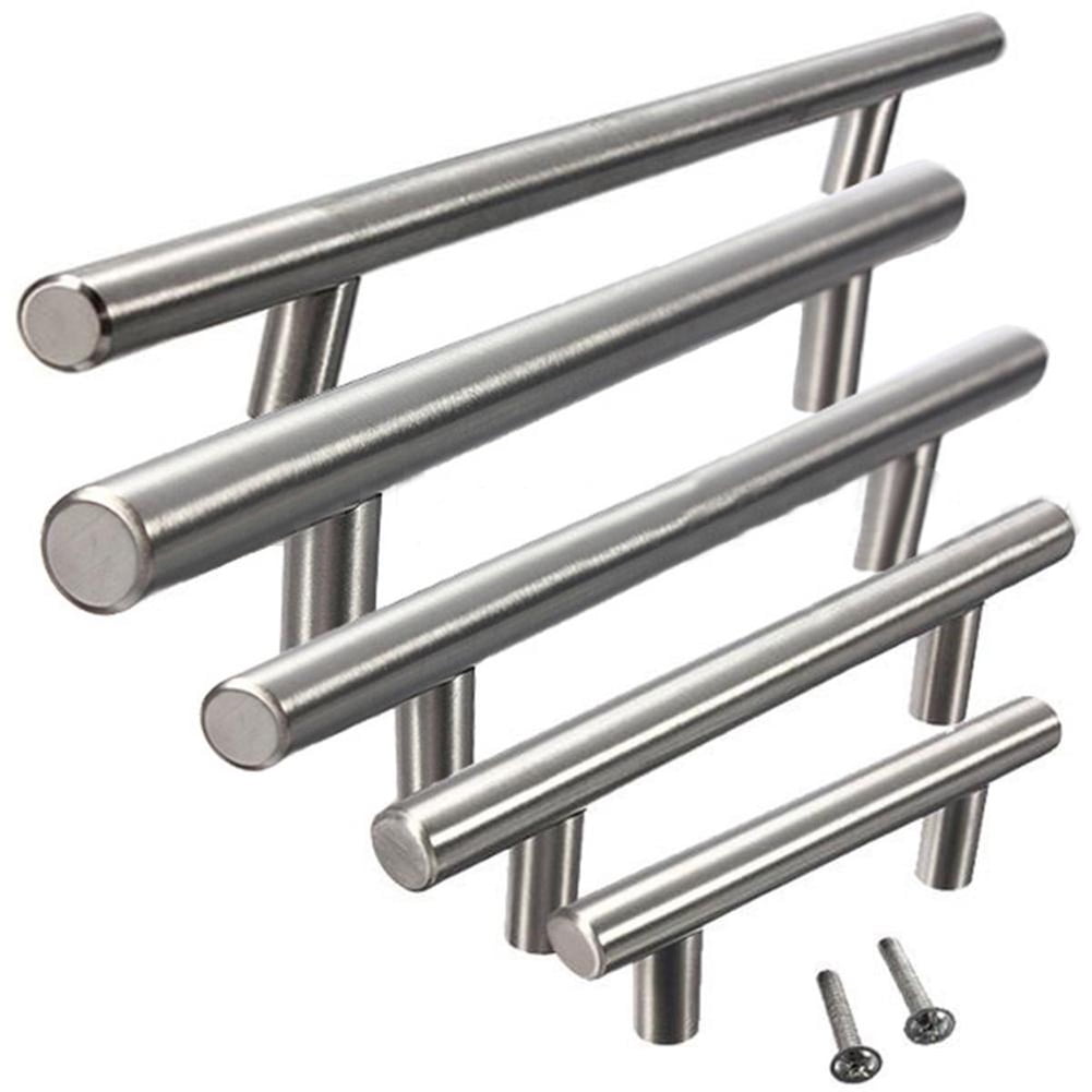 WindC 12mm Stainless Steel T Bar Handle Pull Knob for Kitchen Cabinet ...